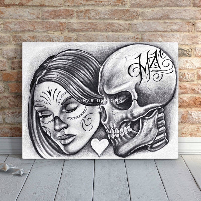 Love Drawing Chicano Art - Etsy