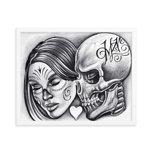 Framed Poster Chicano Art Chicano Poster Chicano Wall Art - Etsy