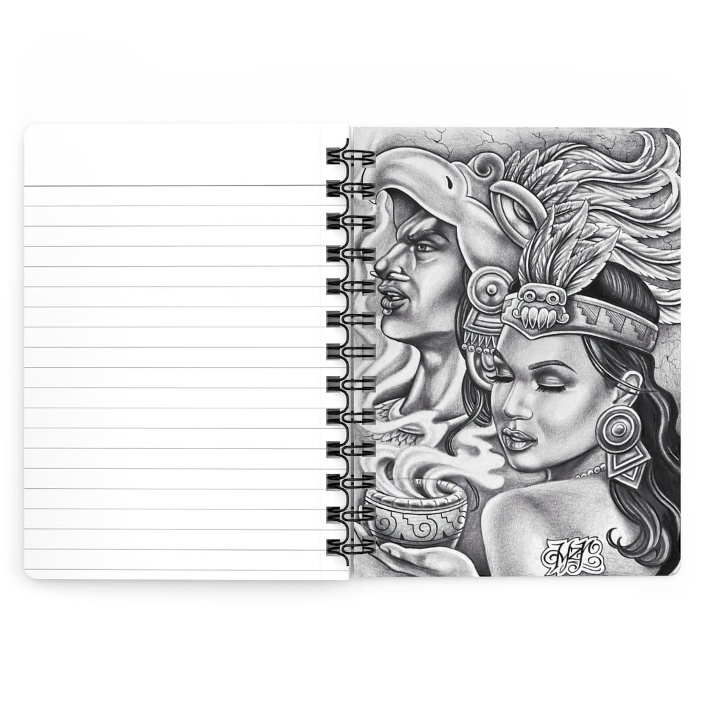 Spiral Notebook Queen and King Journal Aztec Notebook | Etsy