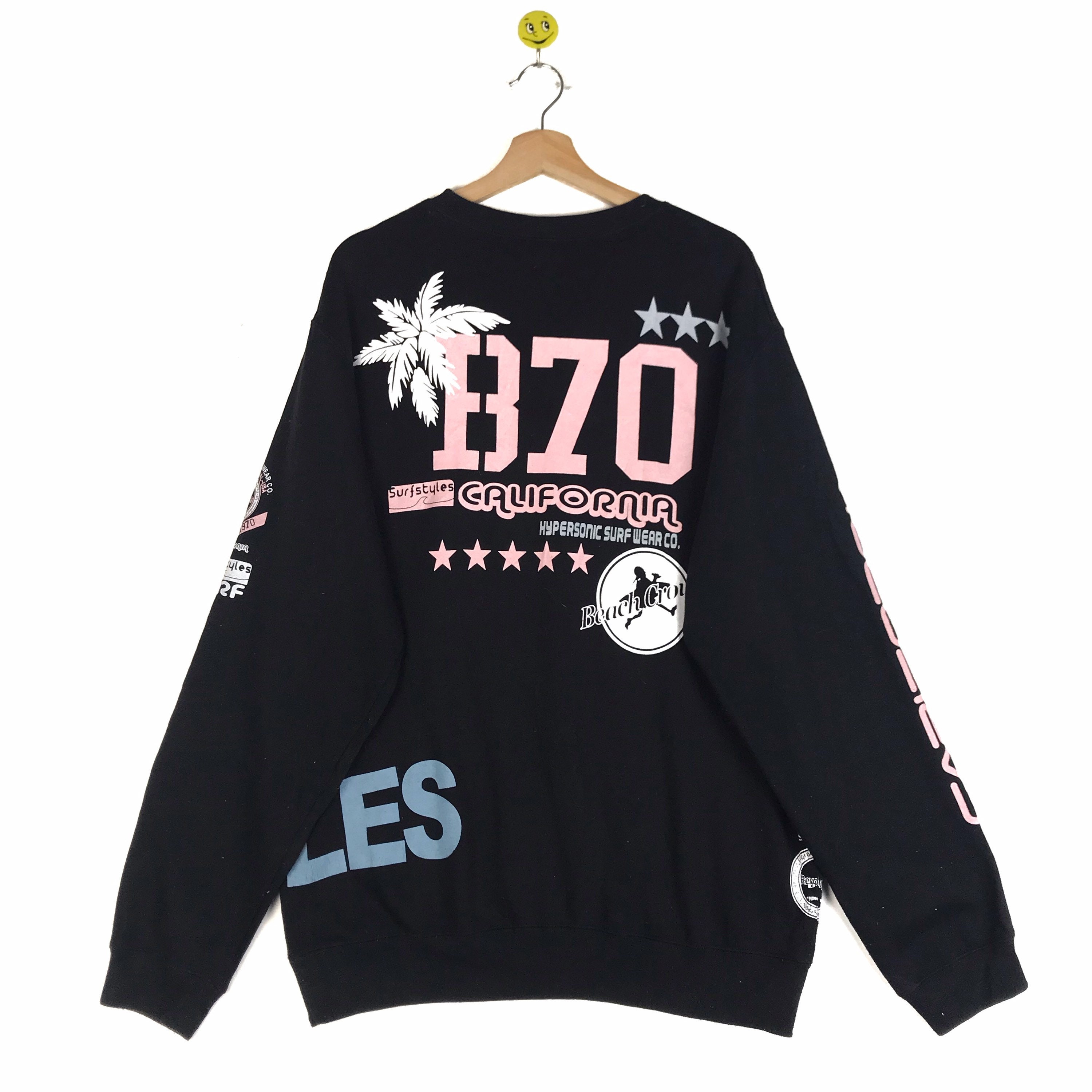 Rare!! Surf Style Sweatshirt Surf Style Pullover Surf Style Sweater ...