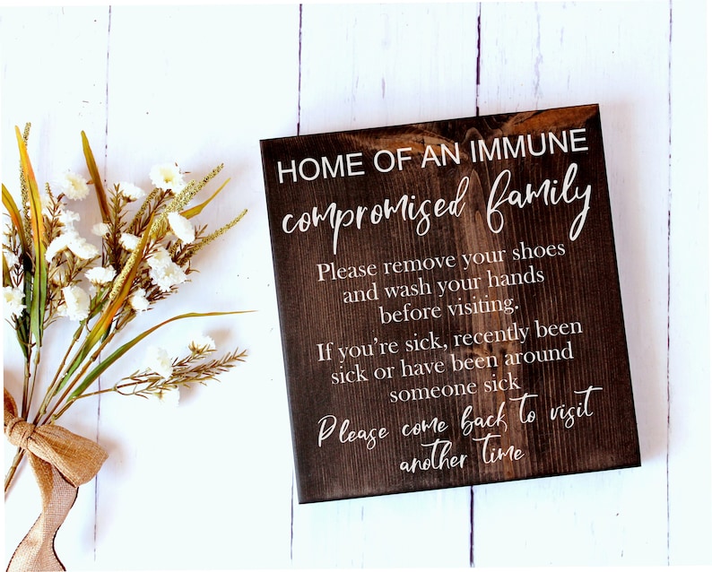 Immune Compromised Family Svg Perfect for Wood Sign, Poster, Medical ...