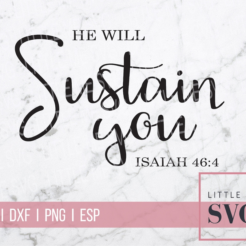 He Will Sustain You - Etsy