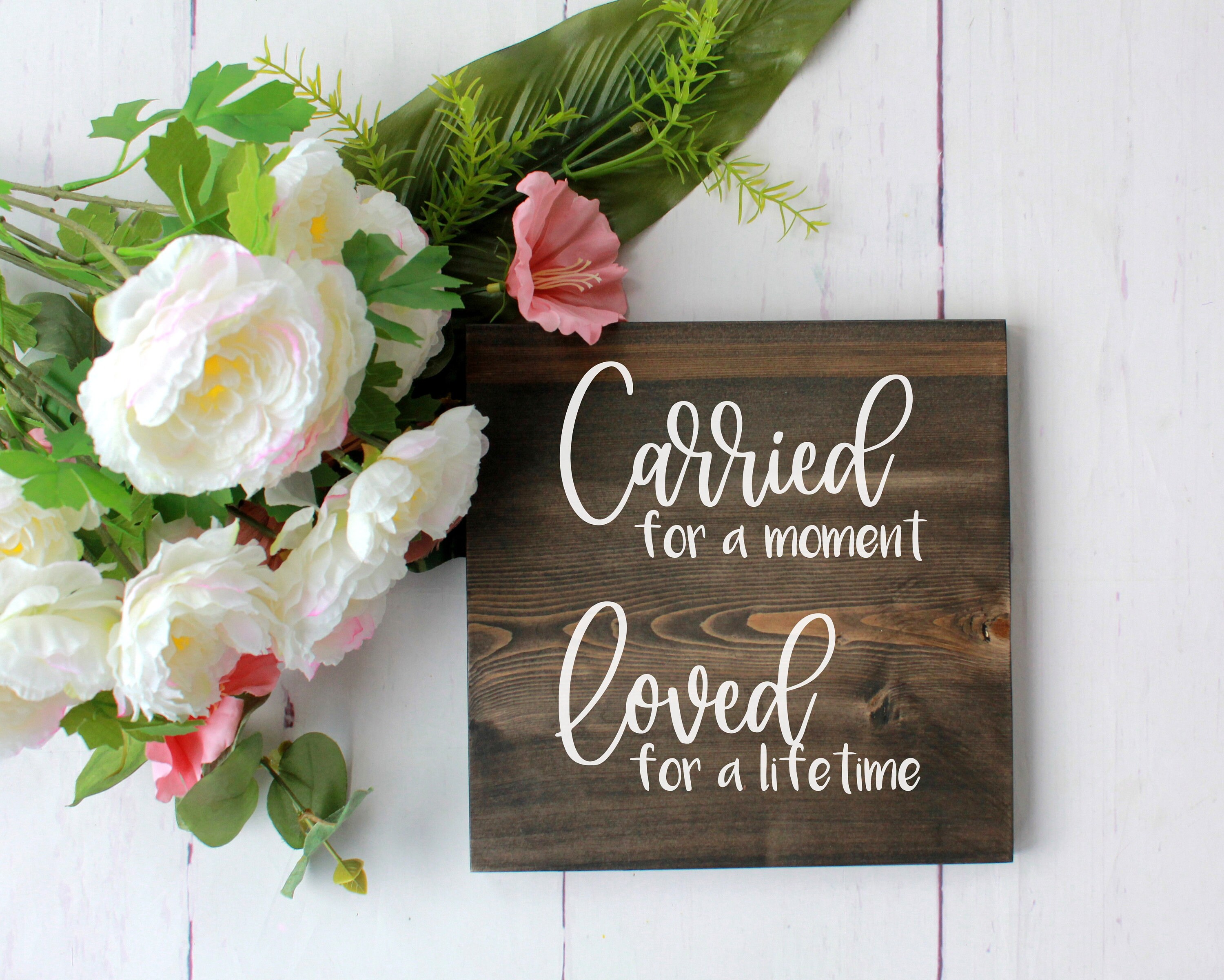 Infant Loss Svg, Baby Loss Digital Cut File, Memorial Svg, Carried for ...