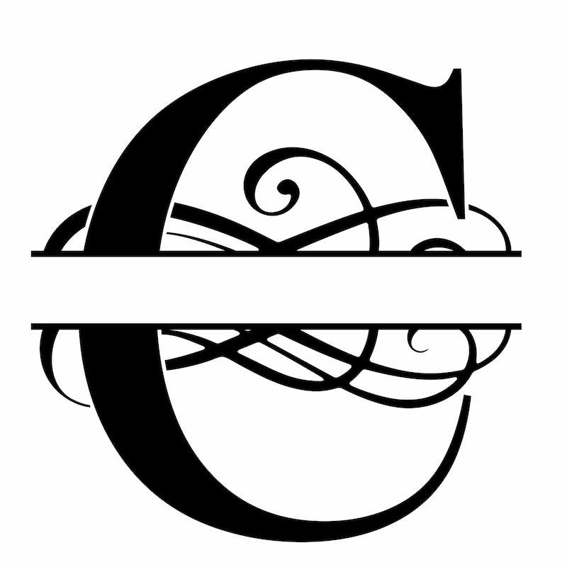 Monogram C - Etsy