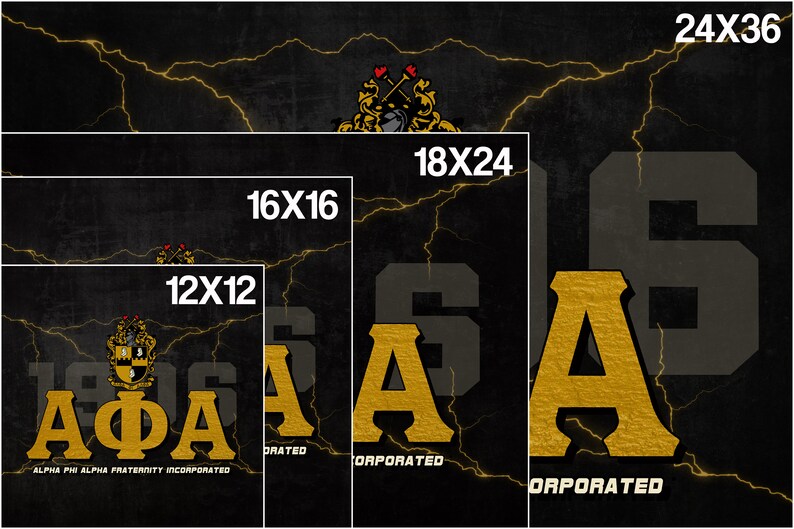 Alpha Phi Alpha 1906 Canvas Print multiple Sizes Available - Etsy