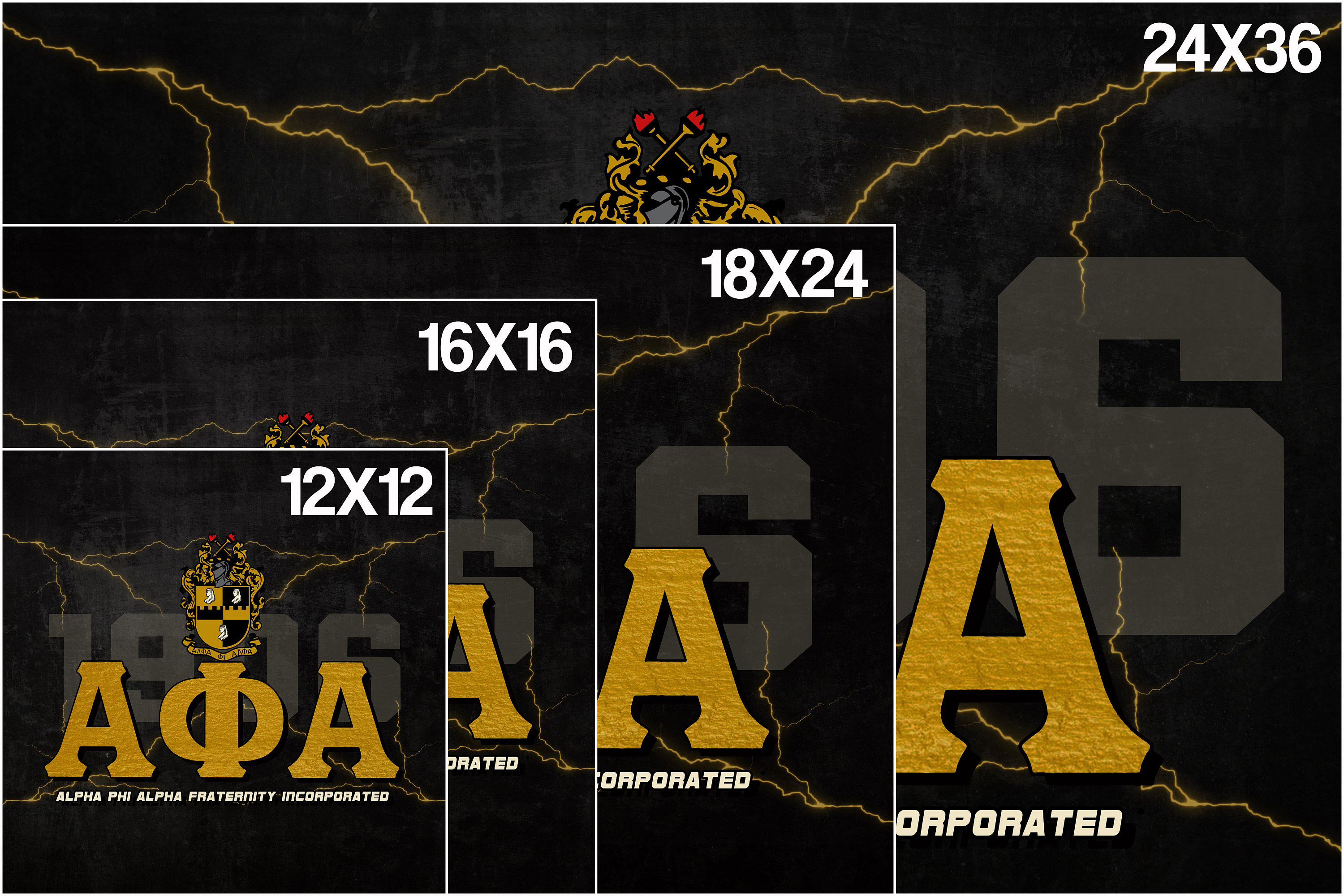 Alpha Phi Alpha 1906 Canvas Print multiple Sizes Available - Etsy