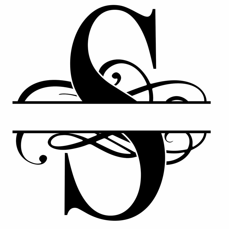 Monogram Letter S - Etsy