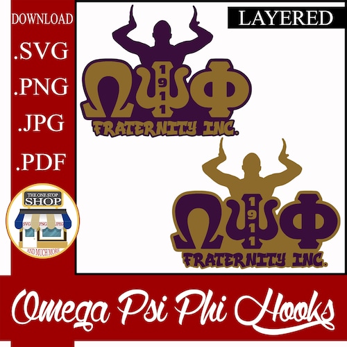 Omega Psi Phi Fraternity Incorporated Que Dog easy Use - Etsy Finland