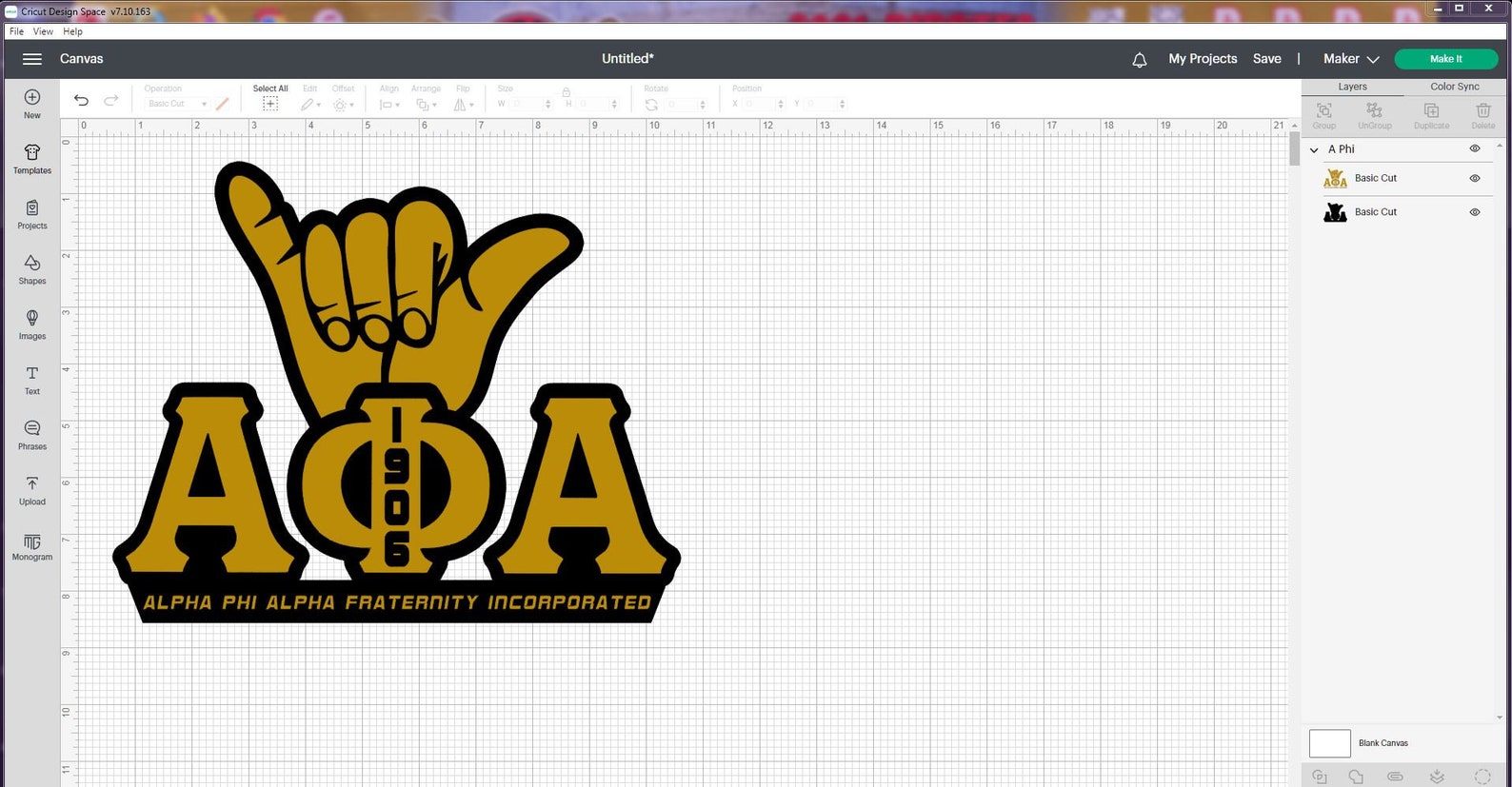 Alpha Phi Alpha Fraternity Incorporated easy Use LAYERED Cutfile SVG ...
