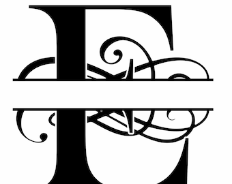 Letter J Stencil SVG PNG JPEG Accent Letters Use for | Etsy