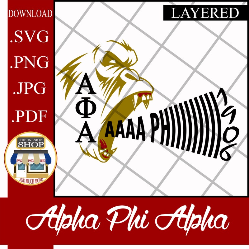 Alpha Phi Alpha Svg - Etsy