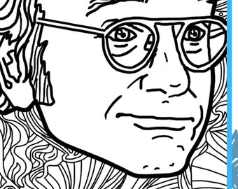 Seinfeld Digital Coloring Book // Instant Print PDF File - Etsy Canada