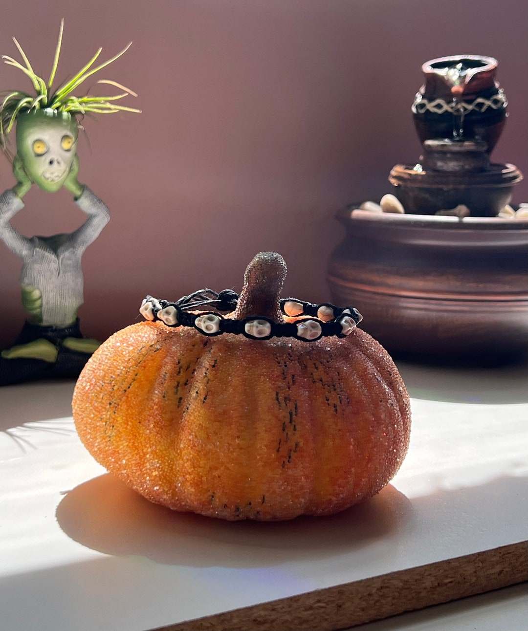 Skull Hemp Bracelet - Etsy