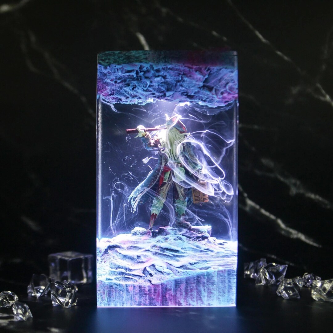 Father Gascoigne Lamp LED Bloodborne Epoxy Lamp Ver , Studio‑made Epoxy ...