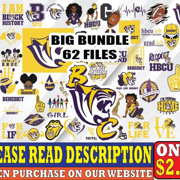 Benedict College Logo - Etsy