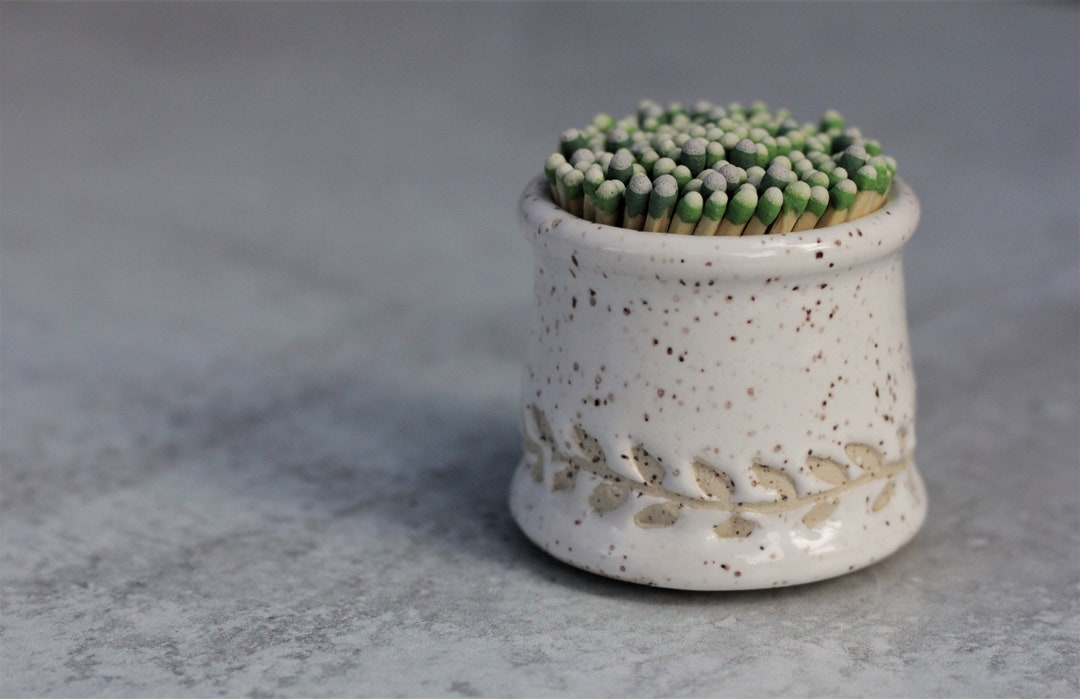 Ceramic Match Striker - Handmade Pottery to Store and Light Matchsticks ...
