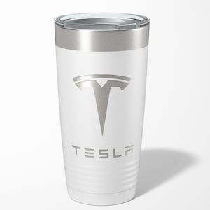 Personalized Tesla Insulated Tumbler 20 Oz Tesla Tumbler, Tesla Travel ...