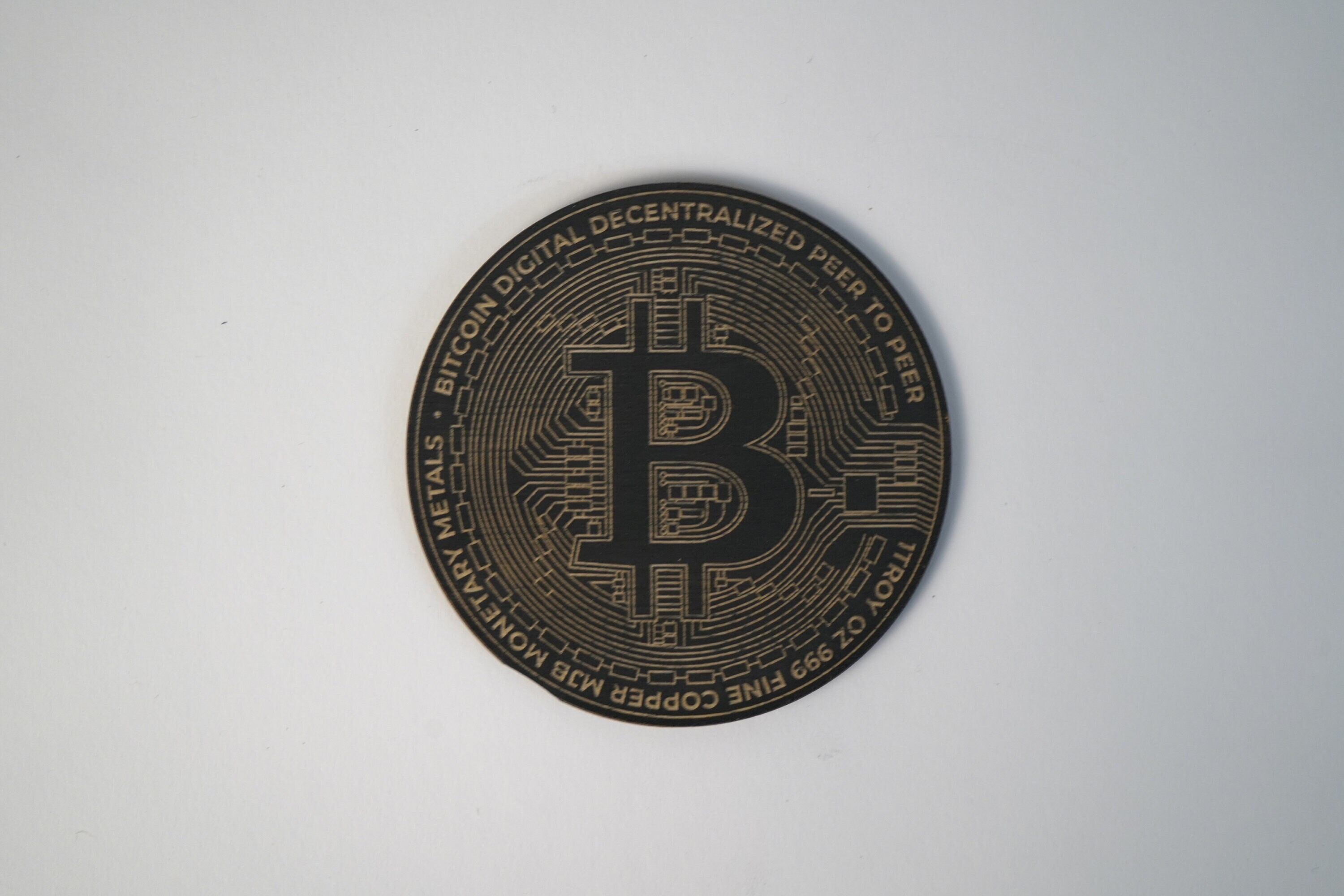 Bitcoin Drink Coaster or Drink Coaster Set Bitcoin Logo Wood - Etsy