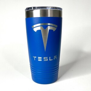 Personalized Tesla Insulated Tumbler 20 Oz Tesla Tumbler, Tesla Travel ...