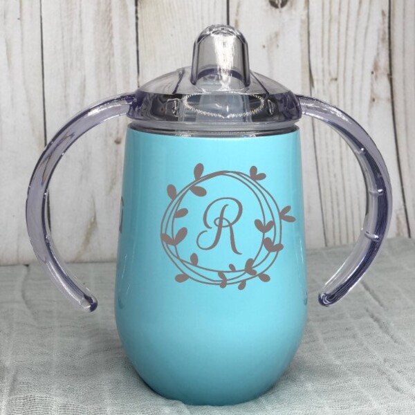 Monogram Sippy Cup - Etsy