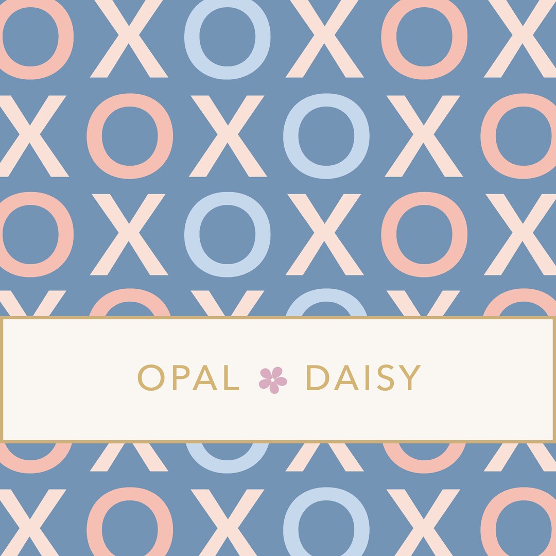 Xos on Denim - DIGITAL REPEATING PATTERN - Etsy
