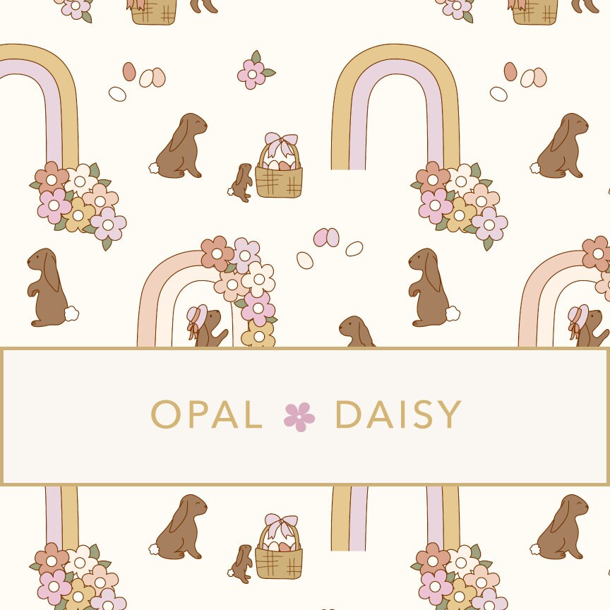 Under the Rainbows on Magnolia - DIGITAL REPEATING PATTERN - Etsy