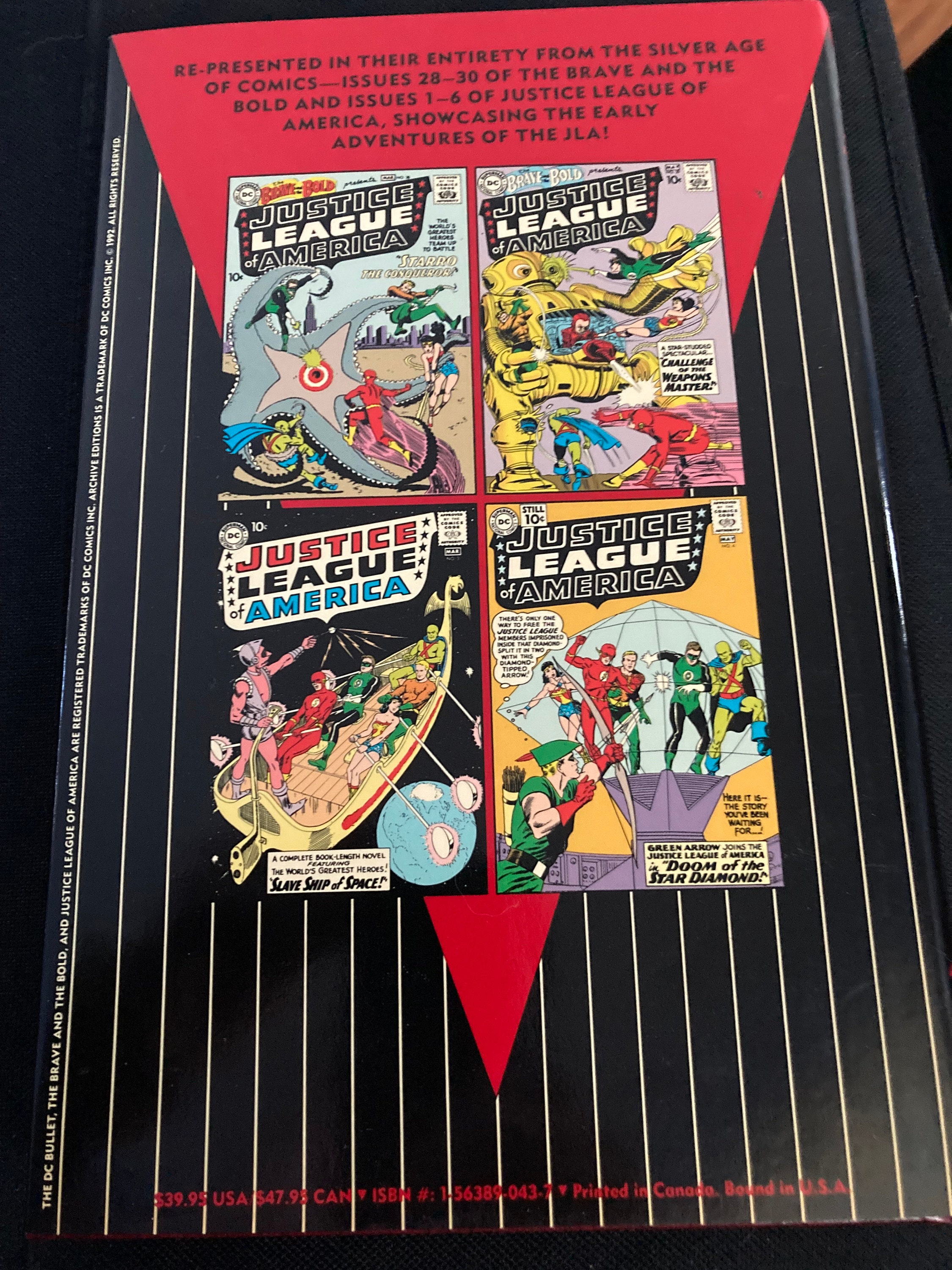 Justice League of America Archive Edition Volume 1 Vintage DC Comics ...