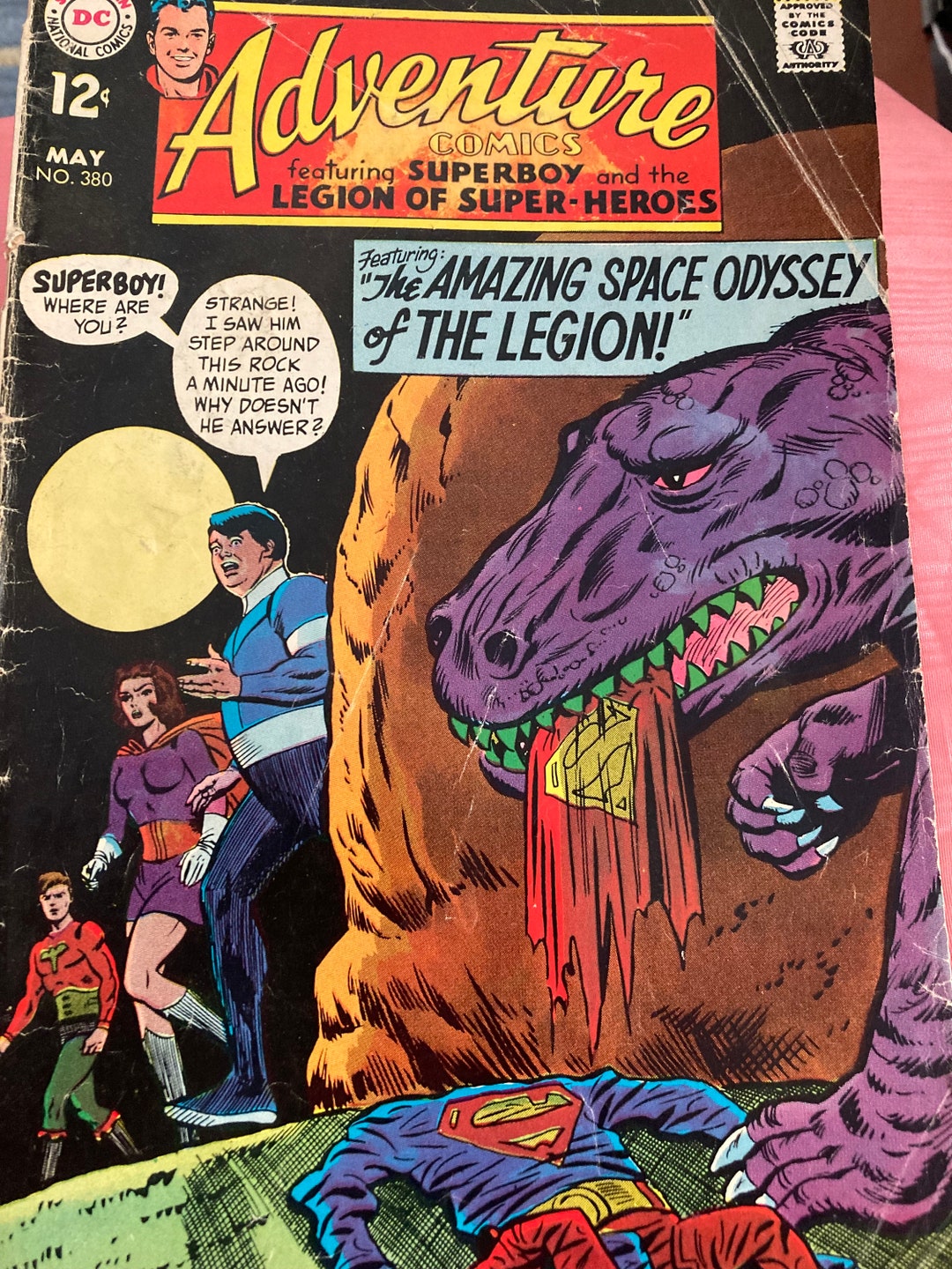 Vintage Comic Book Adventure Comics Featuring Superboy and the Legion ...
