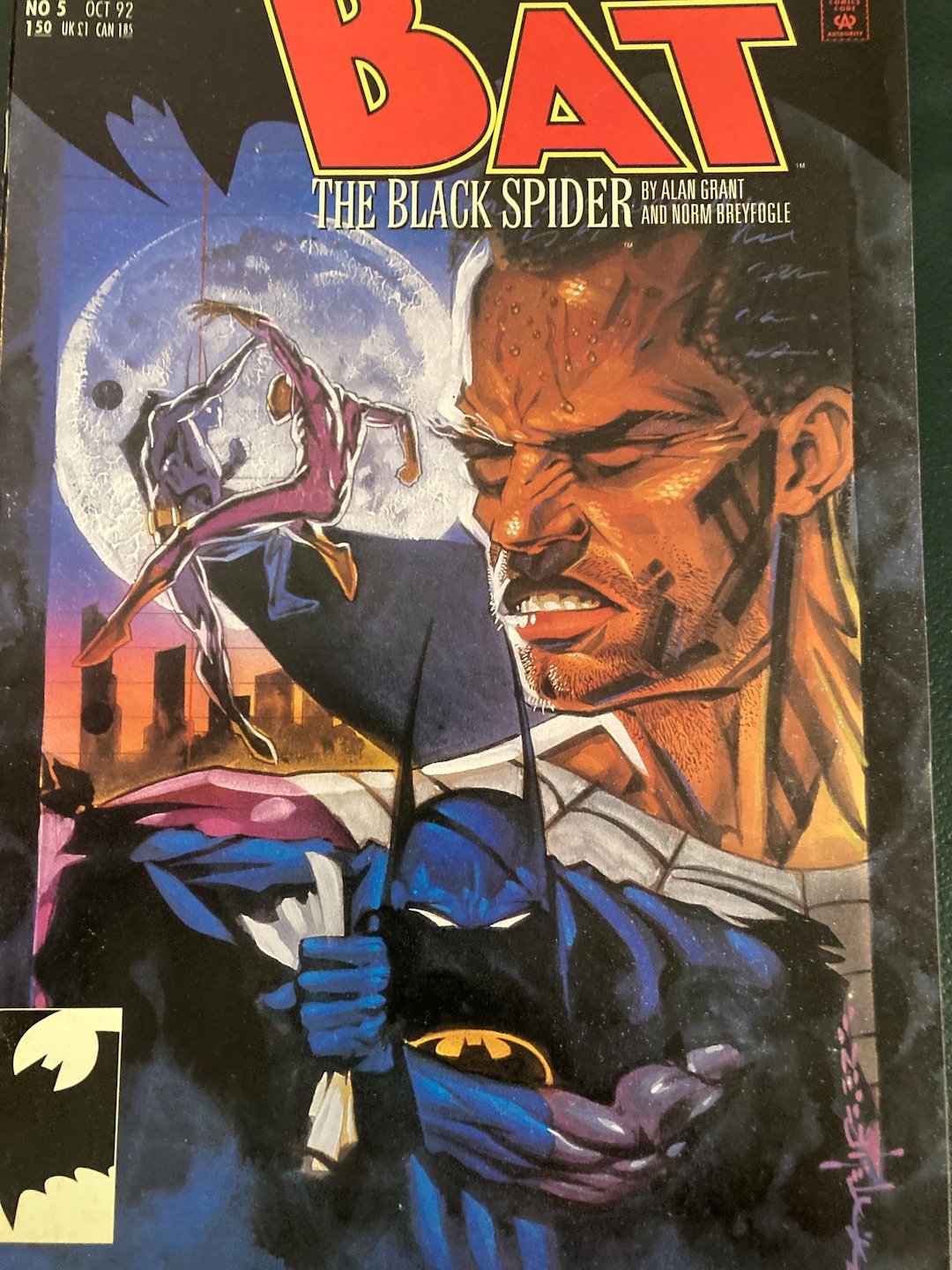 Vintage Batman Shadow of the Bat Comic Book - 1992 Shadow of the Bat ...