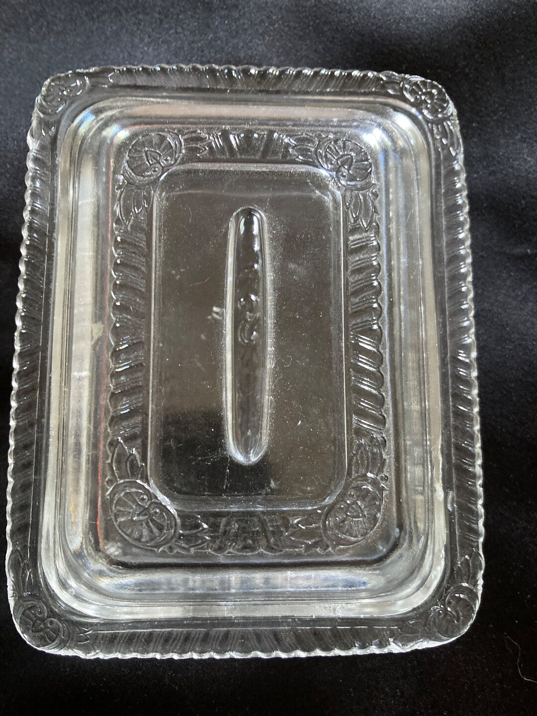 Small Vintage Glass Dish With Cover Vintage Covered Dish - Etsy