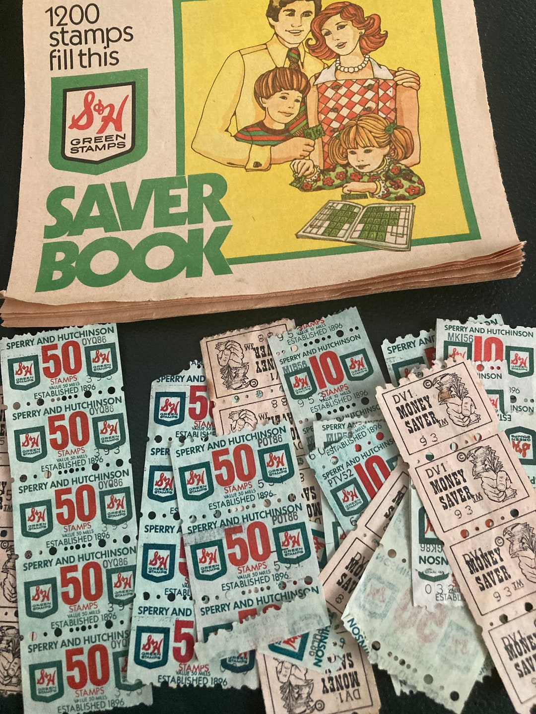 S&H Green Stamps and Stamp Book - Etsy