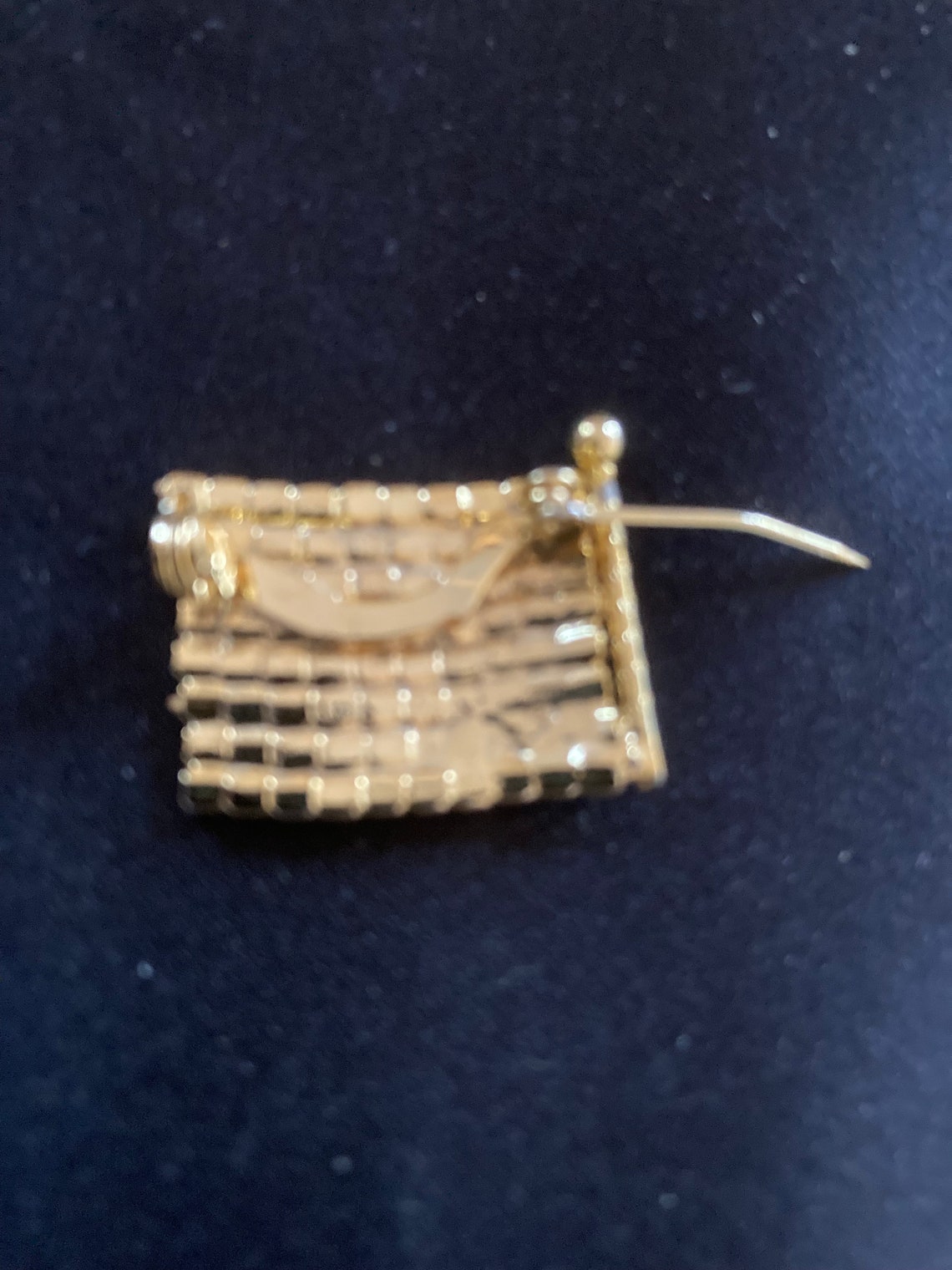 Vintage American Flag Pin American Flag Pin Sparkly - Etsy