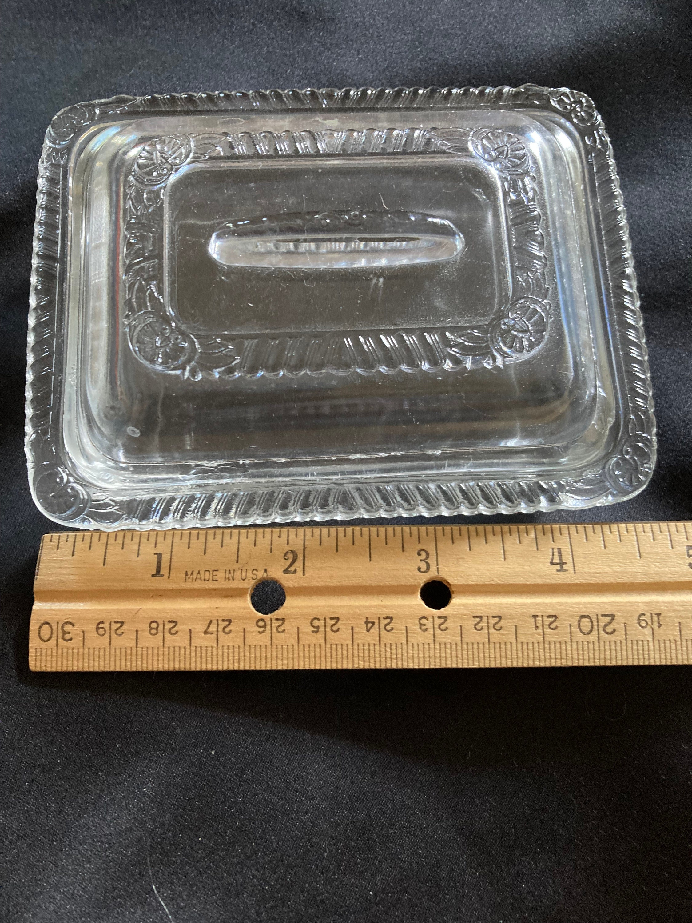 Small Vintage Glass Dish With Cover Vintage Covered Dish - Etsy