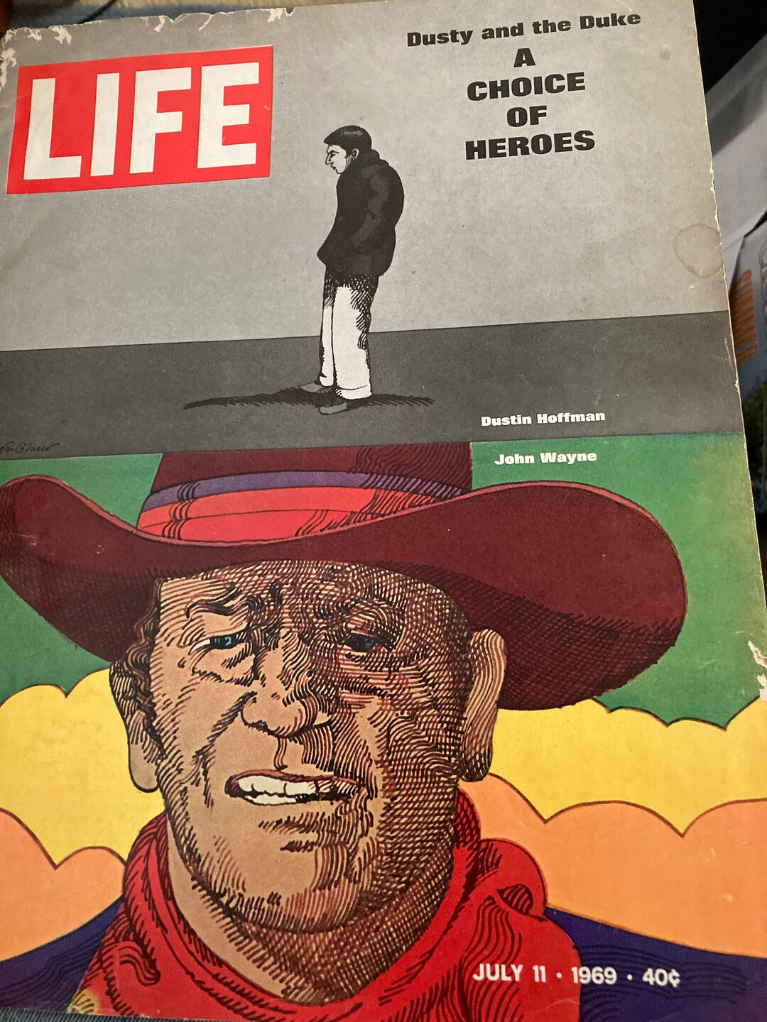 Vintage 1969 Life Magazine - Life Magazine Featuring Dustin Hoffman and ...