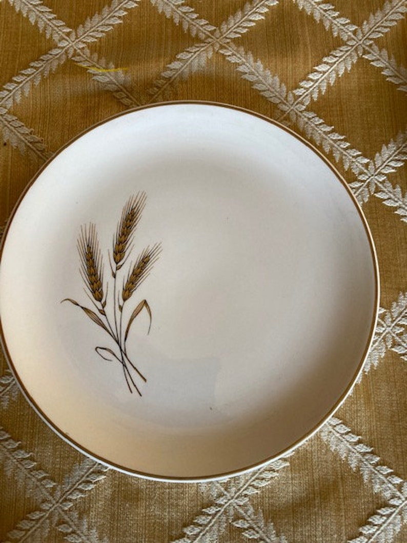 Vintage Dishware Set - Royal Joci Wheat Place Setting - Five Piece 23K ...