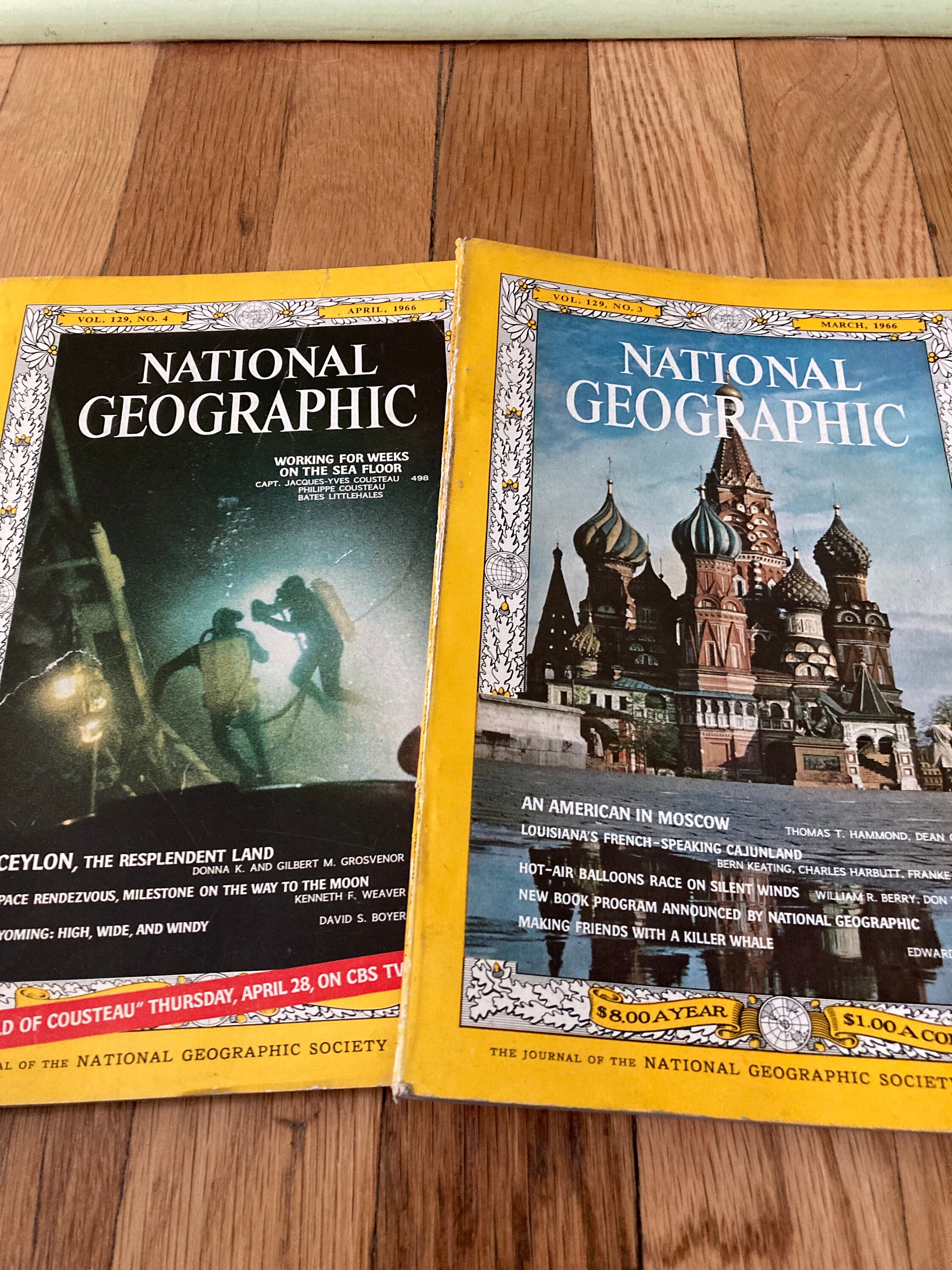 National Geographic Magazines Vintage National Geographic Magazines A ...