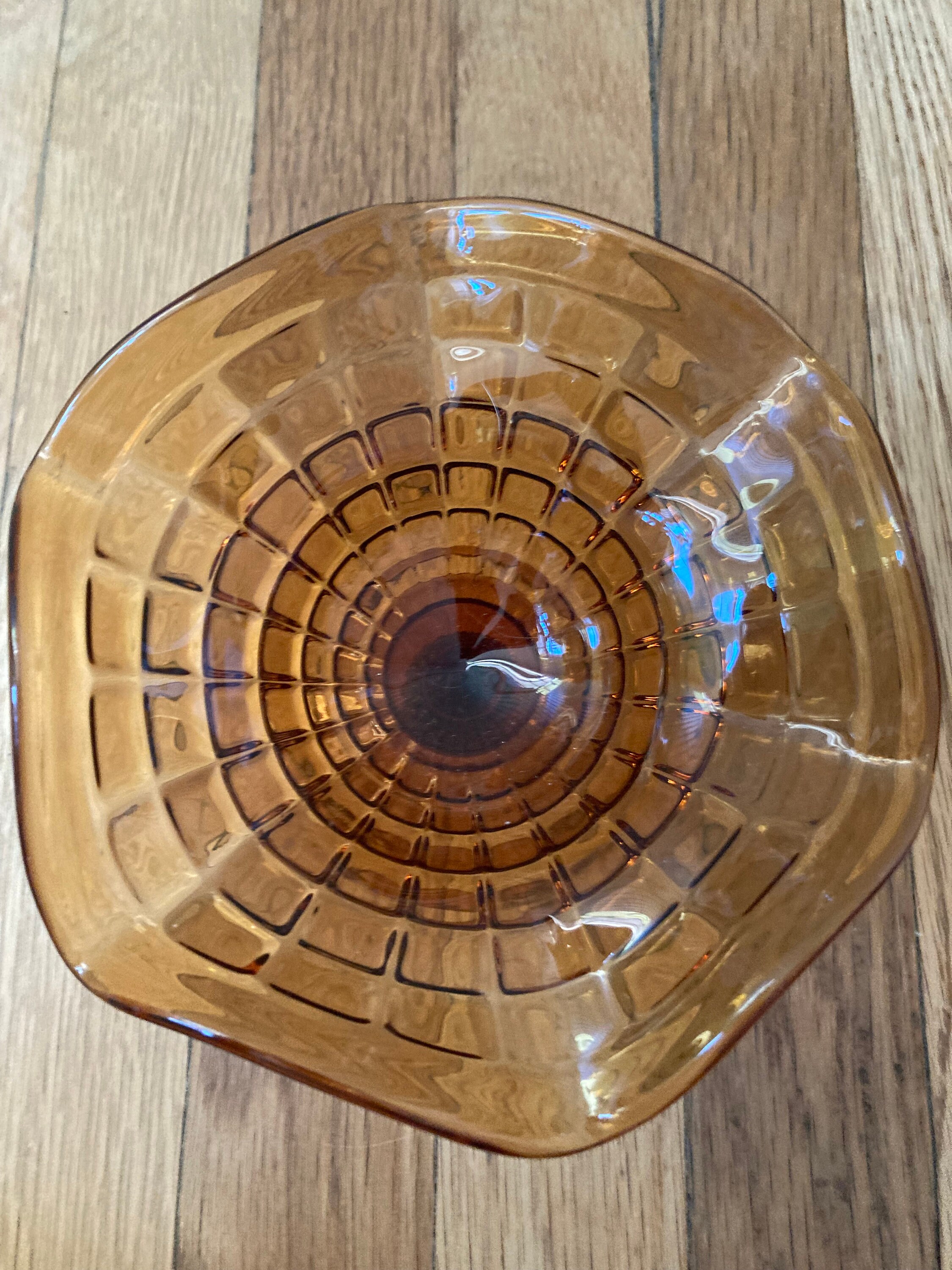 Vintage Candy Dish Carnival Glass Marigold Candy Dish - Etsy