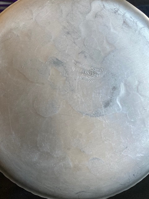 Hand Wrought Farberware - Hammered Aluminum Serveware - Candy Tray ...