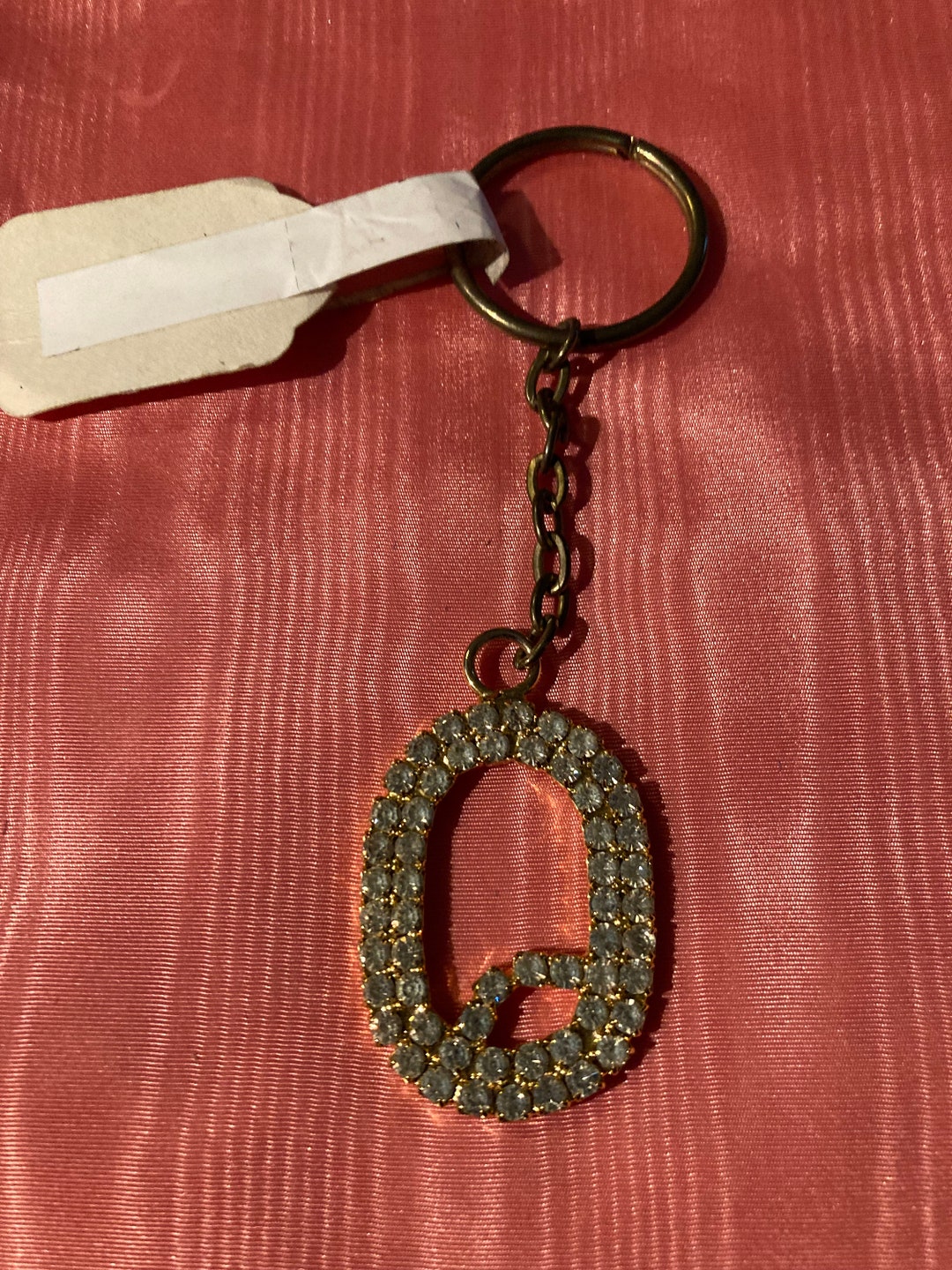 My Mother's Treasures - Sparkly Q Keychain - Etsy