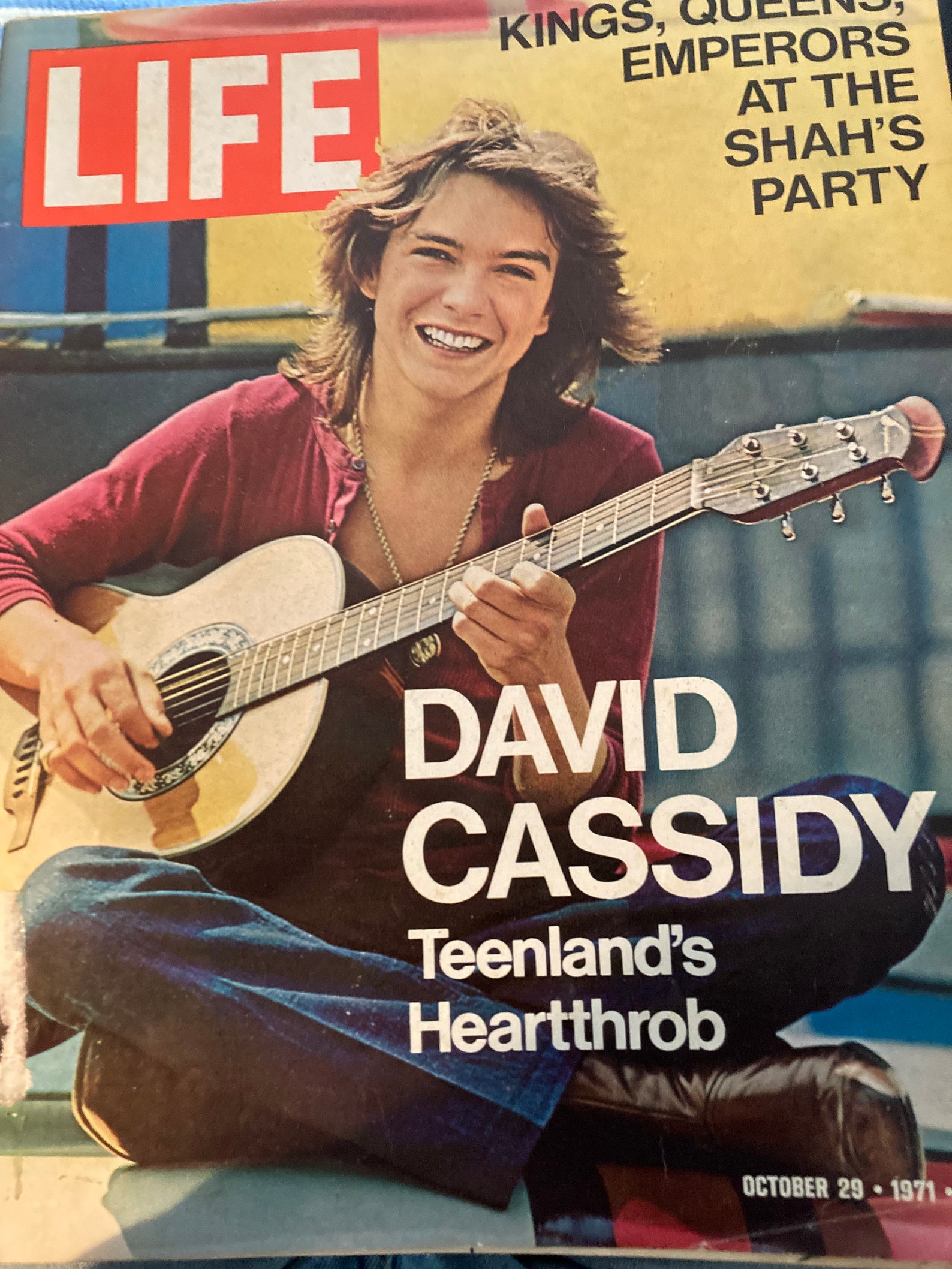 Vintage Life Magazine - David Cassidy Life Magazine Story - 1971 Life ...
