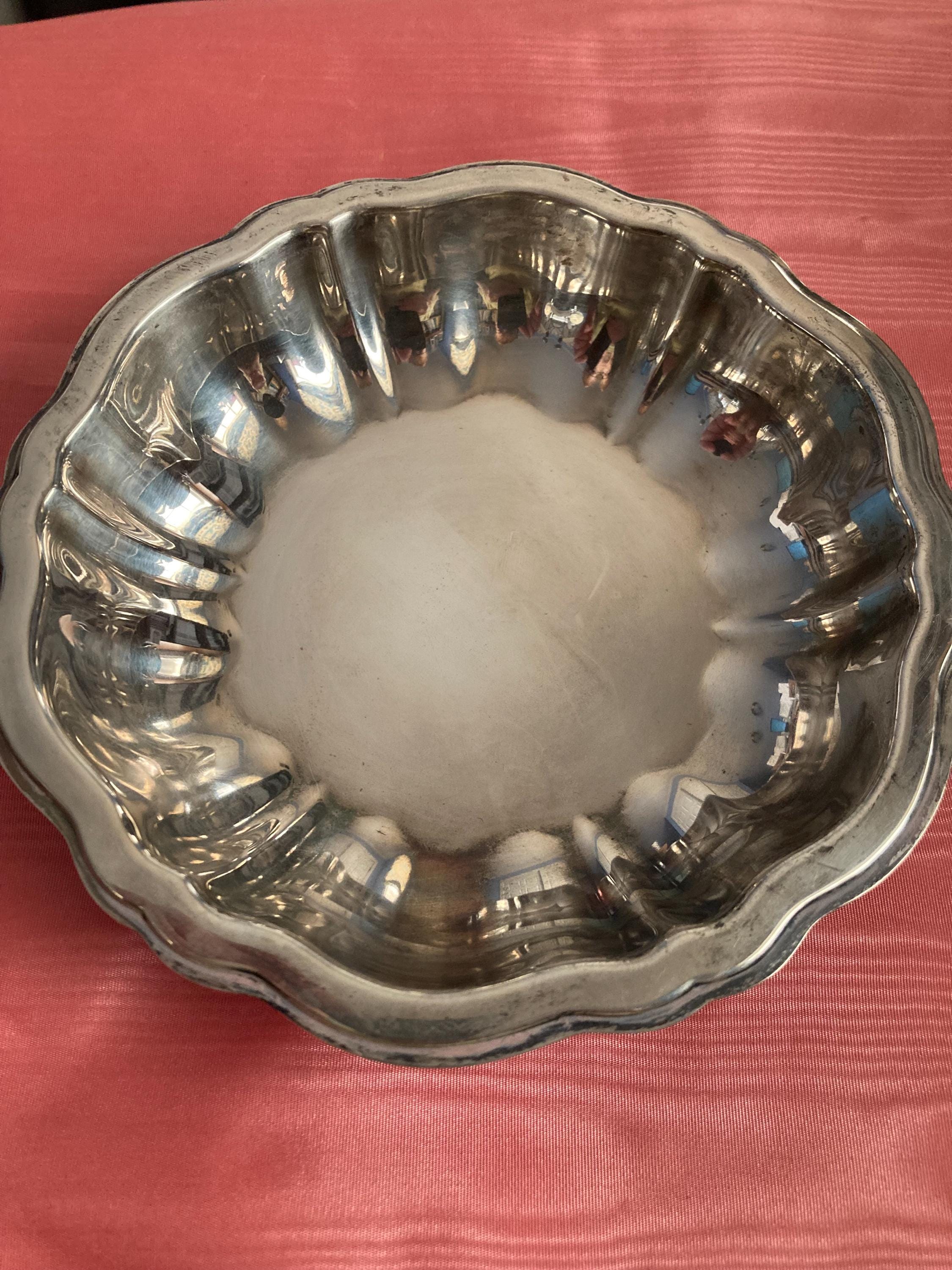Two Vintage Silver-plated Candy Dishes - Vintage Oneida U.S.A. Candy ...