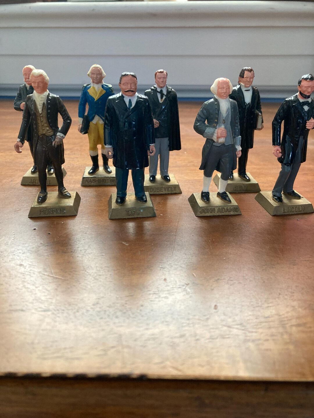 Vintage Tiny President Statues - Collectibles From 1960's - Small Marx ...