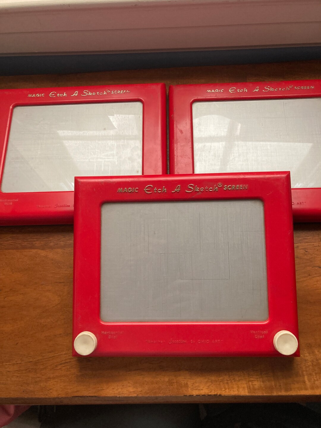 Etch A Sketch - Three Etch A Sketches - Old and Useless Etch A Sketches ...