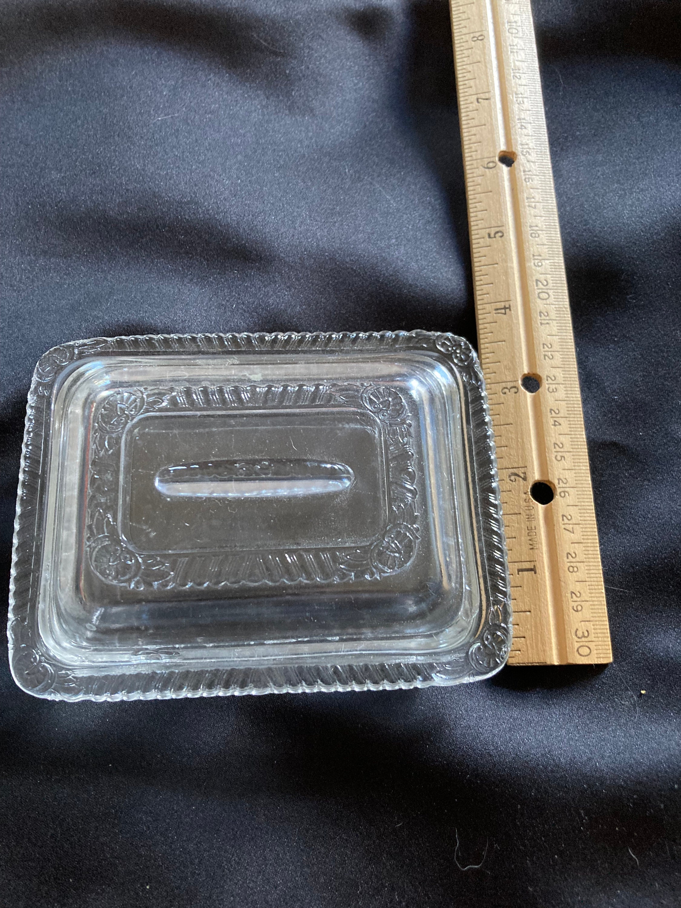 Small Vintage Glass Dish With Cover Vintage Covered Dish - Etsy
