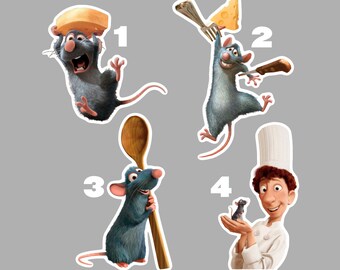 Ratatouille Stickers - Etsy
