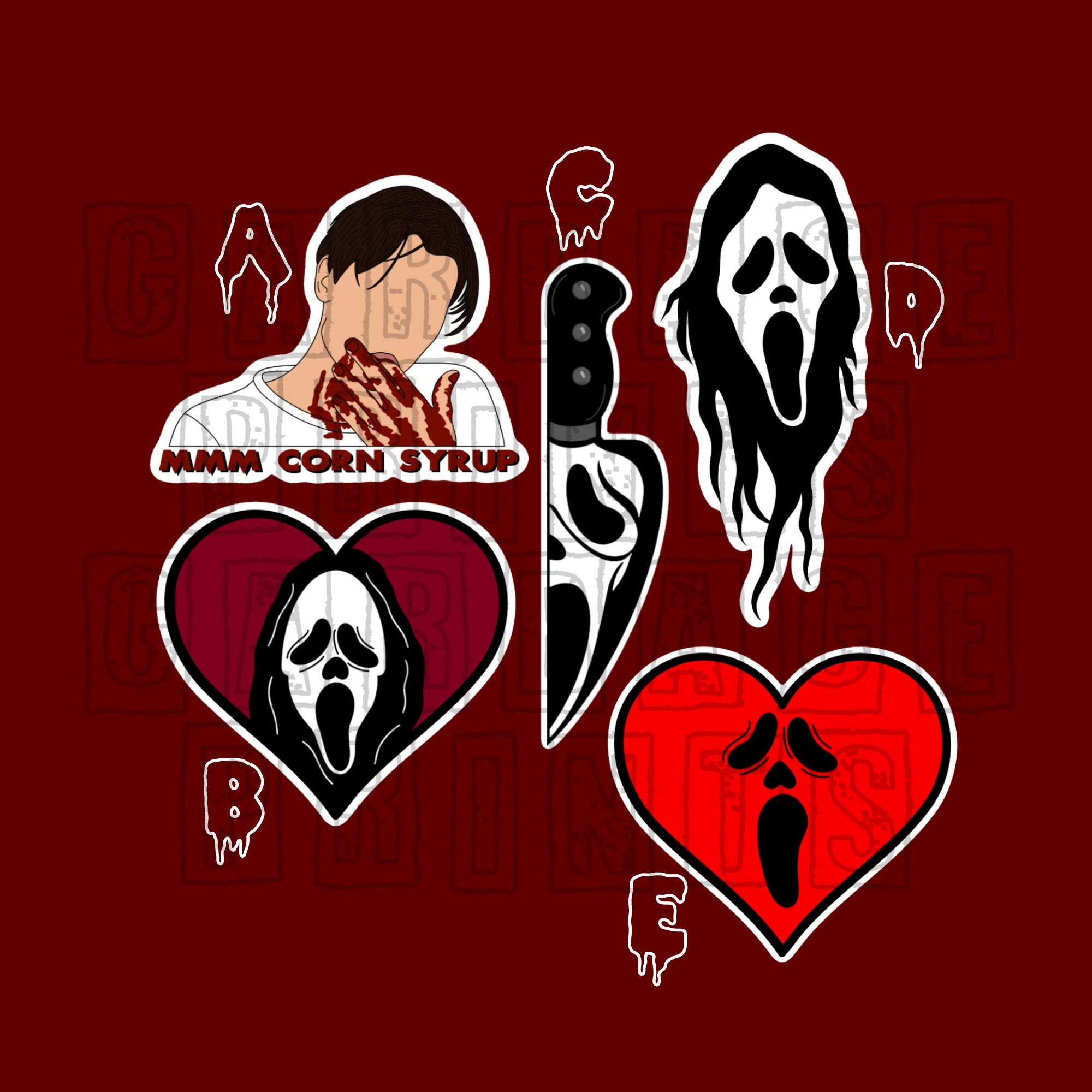 Scream Stickers | Etsy