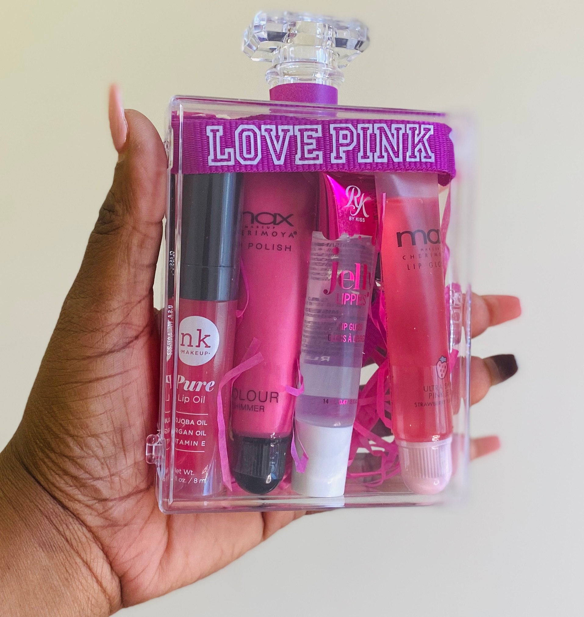 Pink LIPGLOSS PERFUME CASE | Etsy