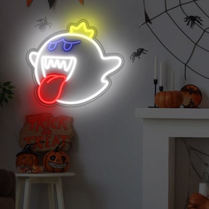 King Boo Lighted Sign - Etsy