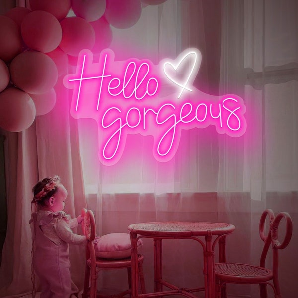 Pink Neon Sign - Etsy