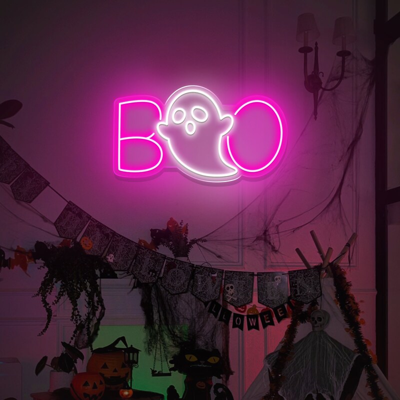 Halloween Lighted Sign - Etsy